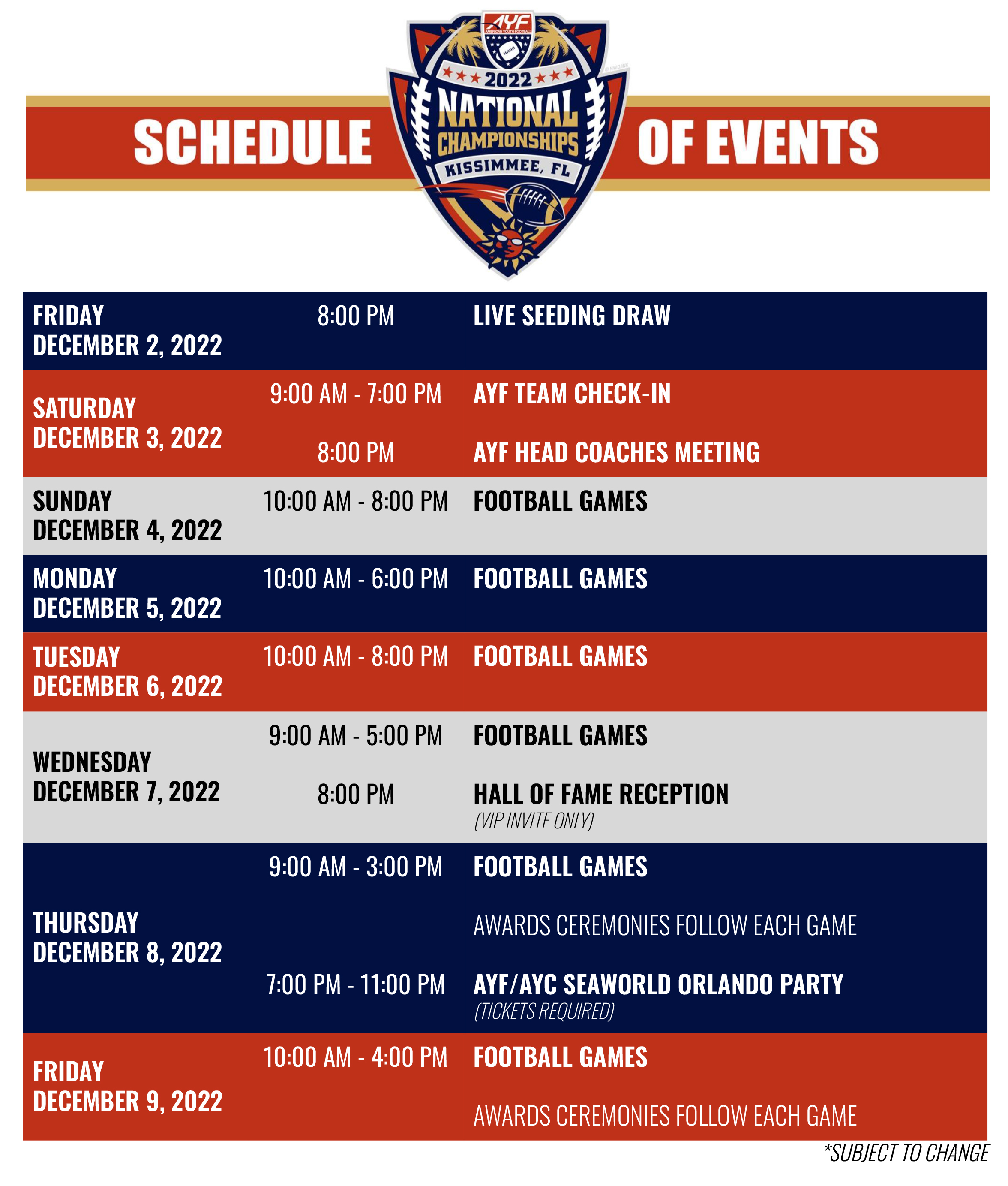 Championships - American Youth Football & Cheer